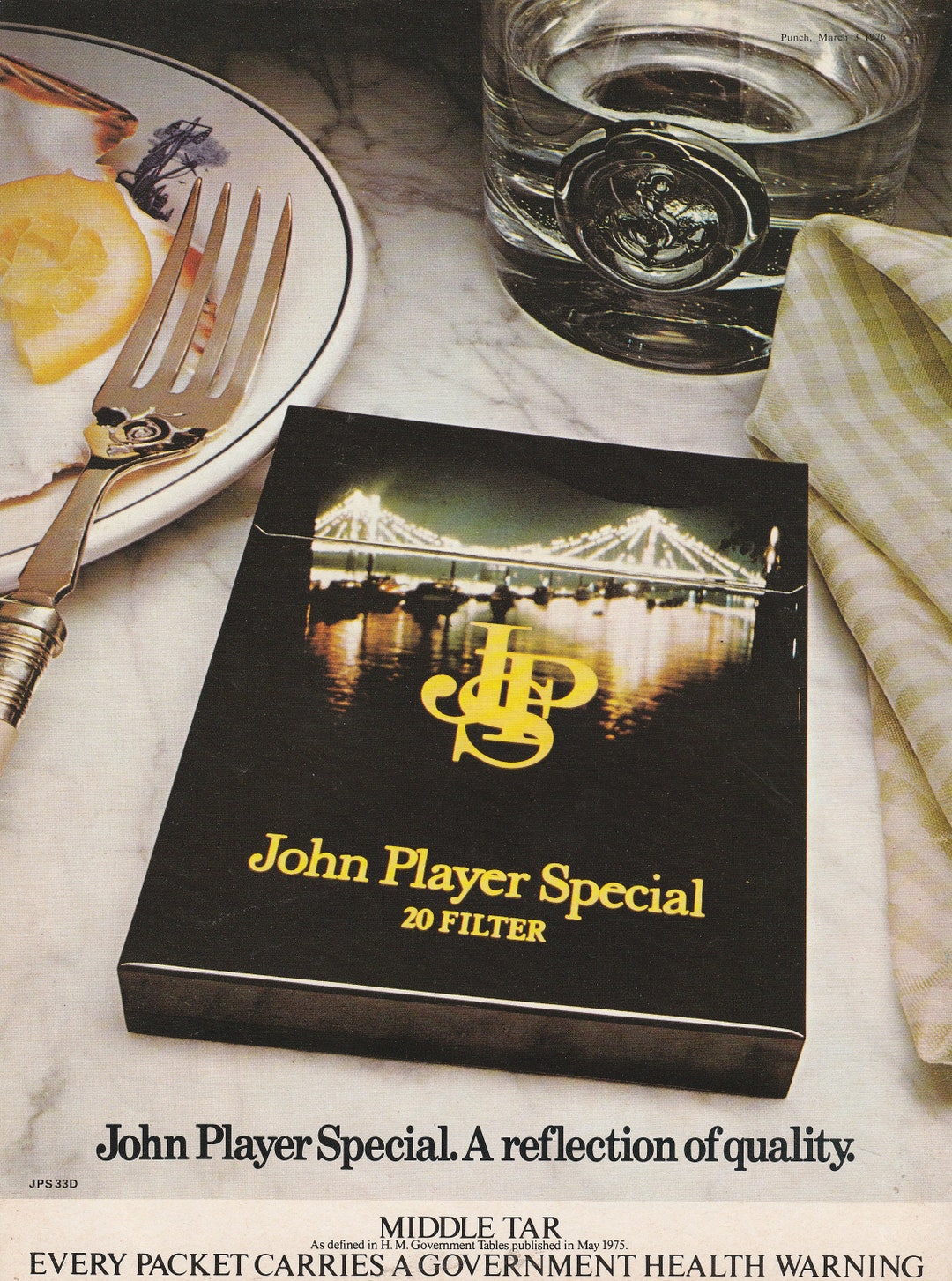 1976 JOHN PLAYER SPECIAL Cigarettes Magazine Advert - Etsy