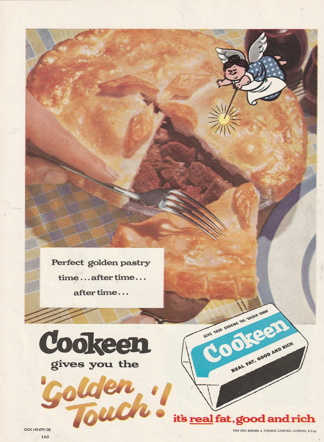 1956 COOKEEN LARD Magazine Advert - Etsy