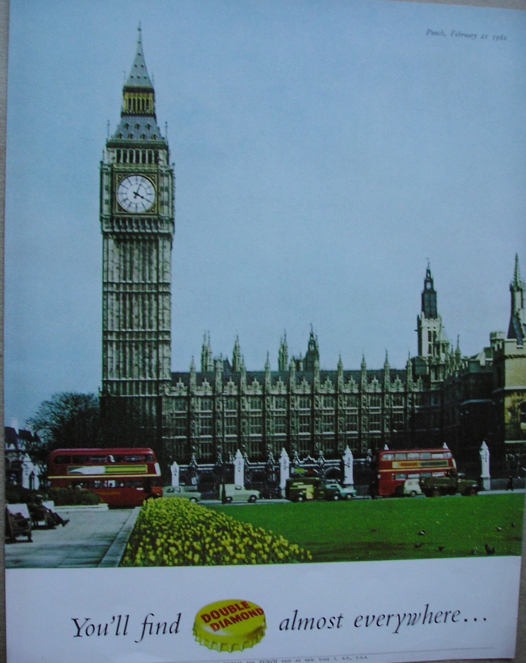 1962 DOUBLE DIAMOND BEER Magazine Advert - Etsy UK