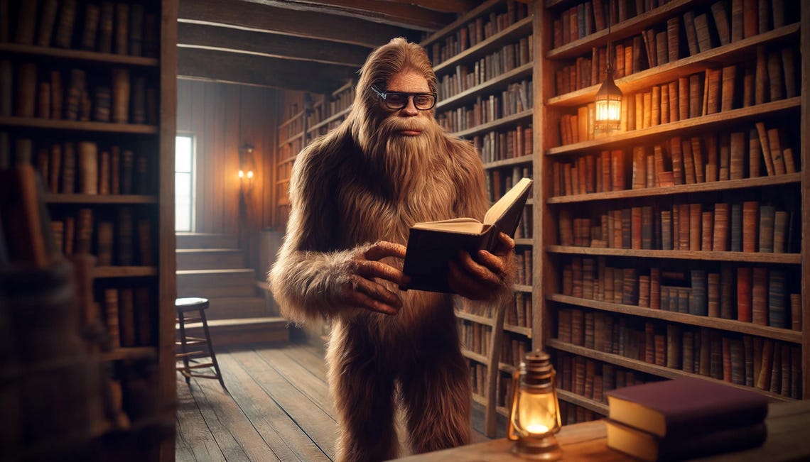 Bundle: Sasquatch Bigfoot Library Reading Bundle - 10 High Resolution ...