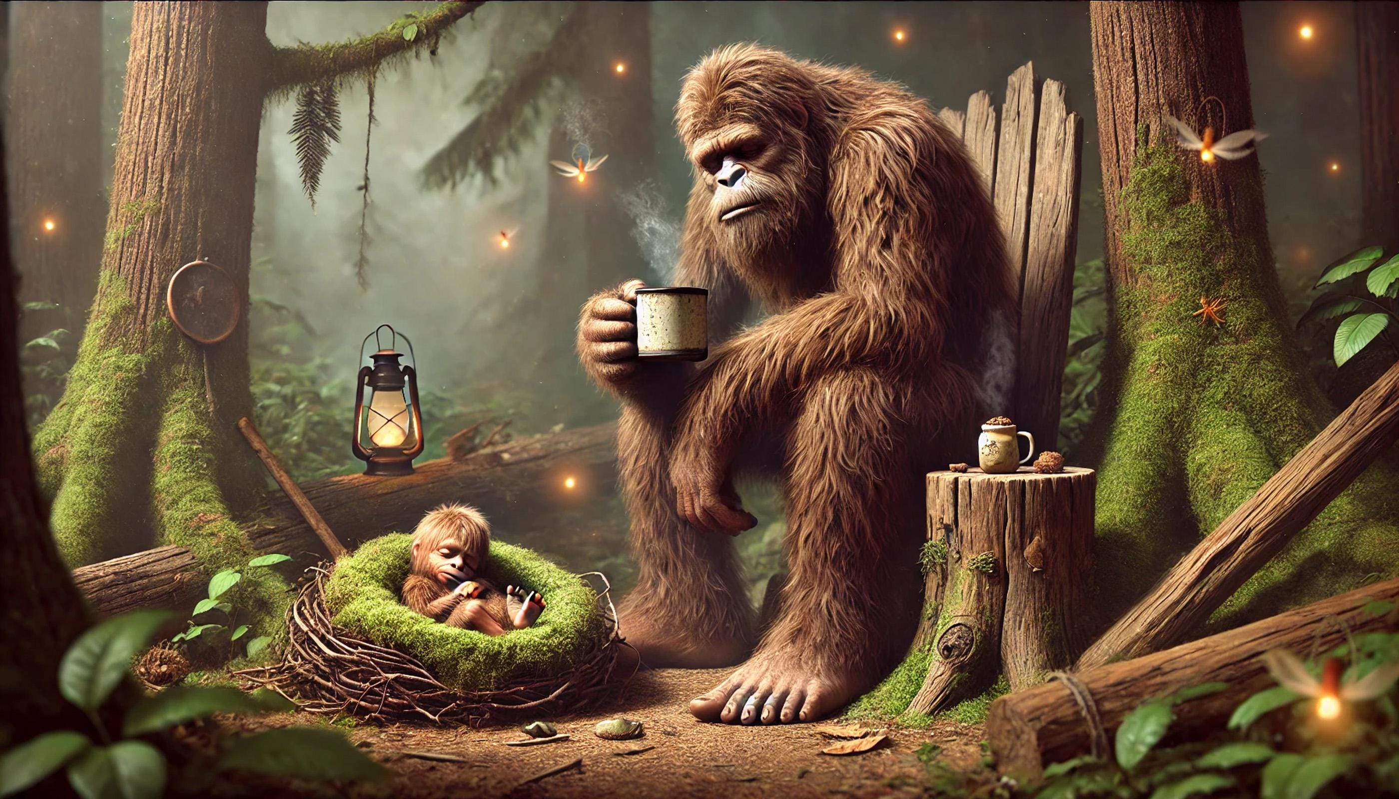 Bundle: Sasquatch Bigfoot Family Bundle - 10 High Resolution JPEG ...