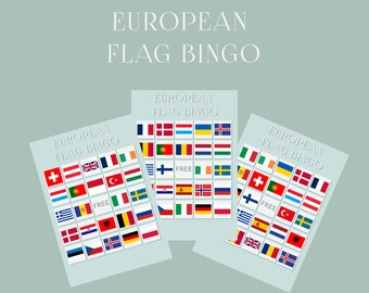 WORLD FLAG BINGO Printable Great for Classroom - Etsy