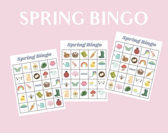 Spring-how Many, Counting Activity - Etsy