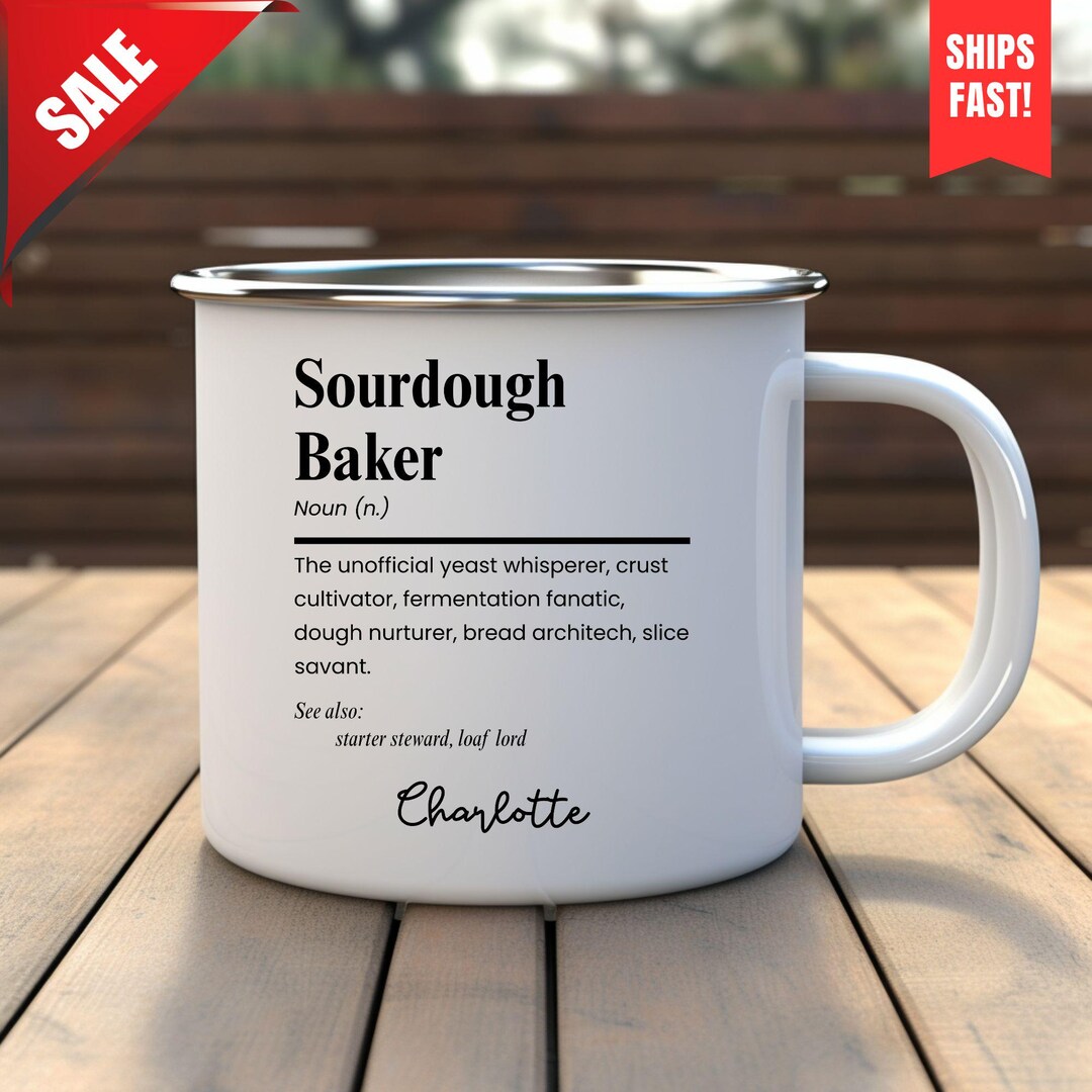 Personalized Sourdough Baker Mug, Custom Baking Gift, Custom Name Mug ...