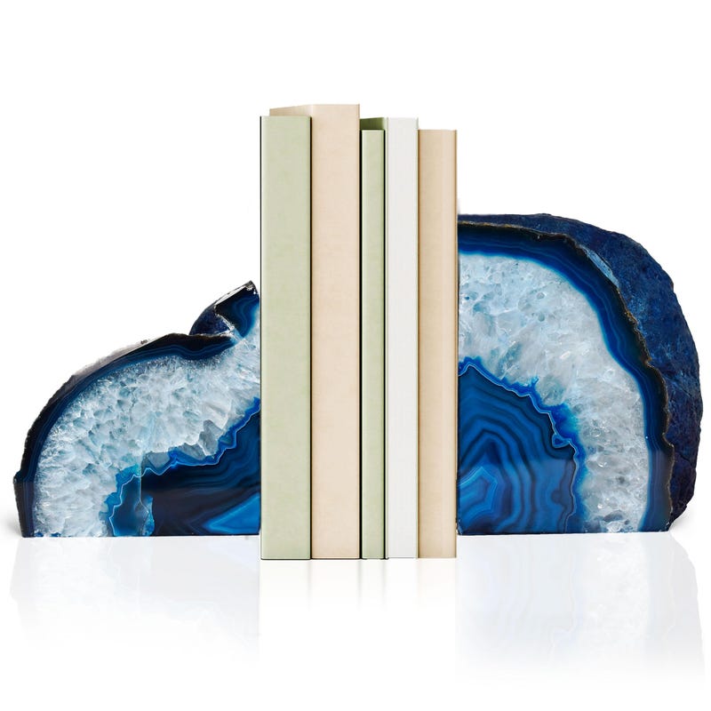 Agate Bookends - Etsy
