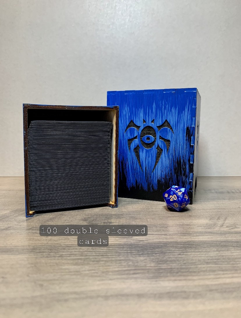 House Dimir Guild Hand-finished Commander Deck Box - Etsy
