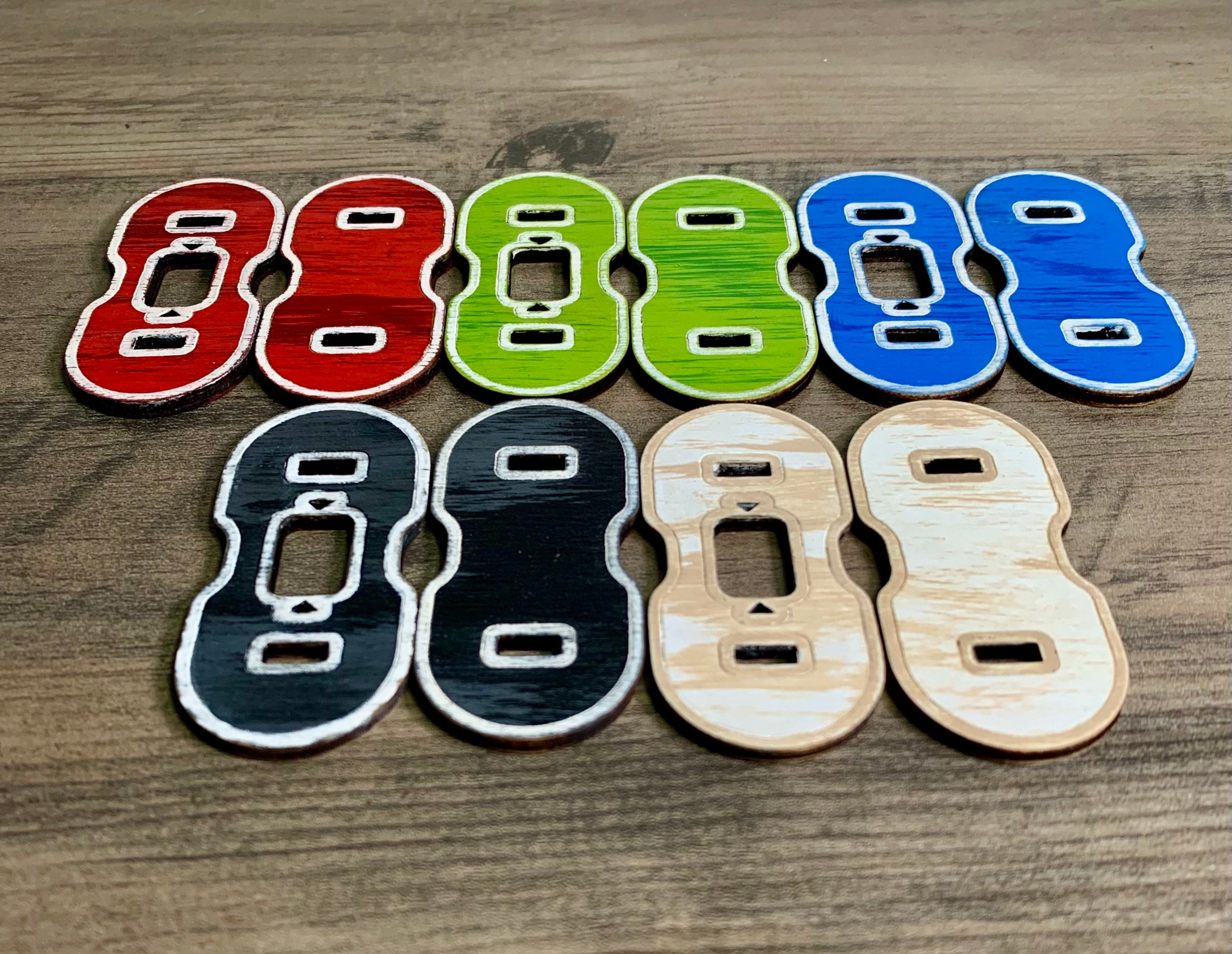 Life counter/tracker hand finished/laser cut | Etsy