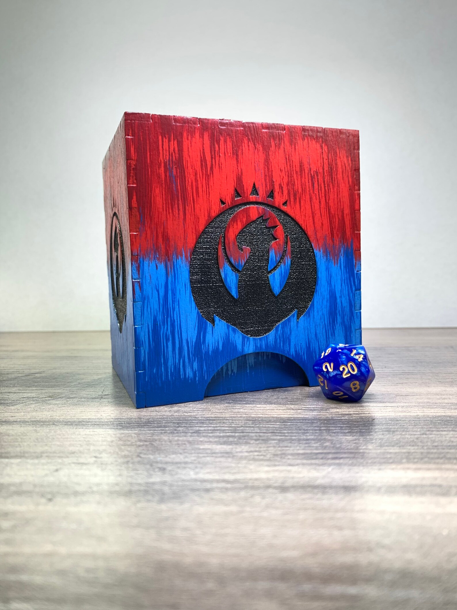 Hand-finished Izzet League Commander Deck Box | Etsy