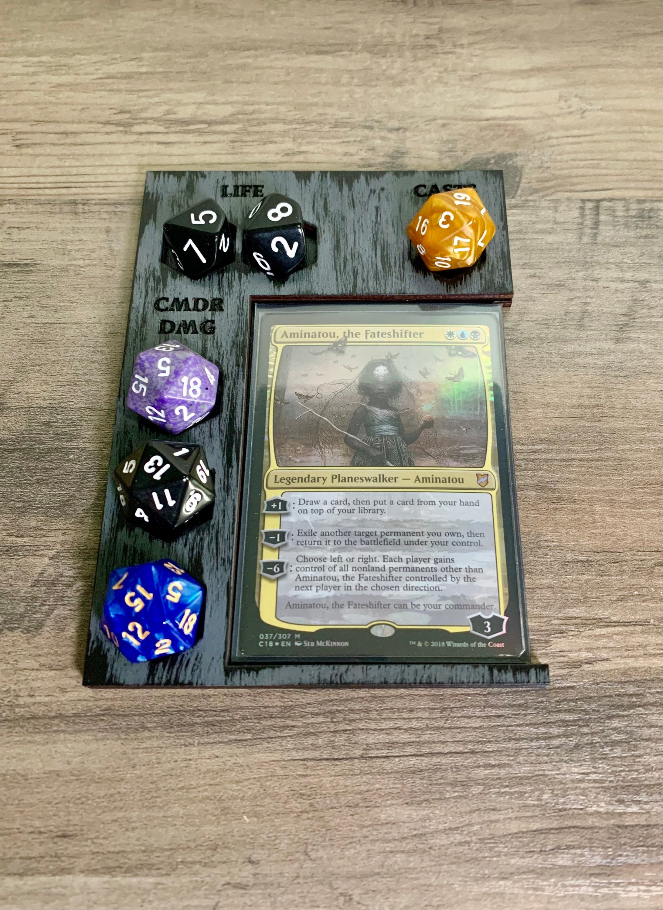 EDH Commander Command Zone Tray | Etsy