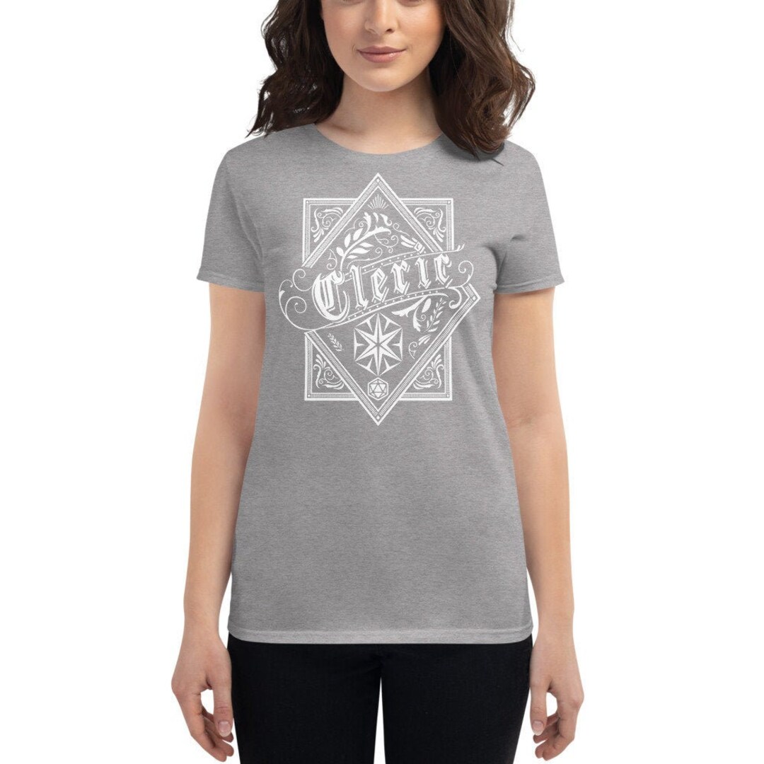 D&D Cleric Class Dungeons and Dragons Women's Short Sleeve T-shirt - Etsy
