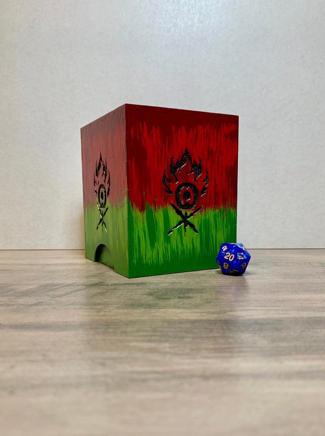 Hand-finished Gruul Clan Commander Deck Box - Etsy UK