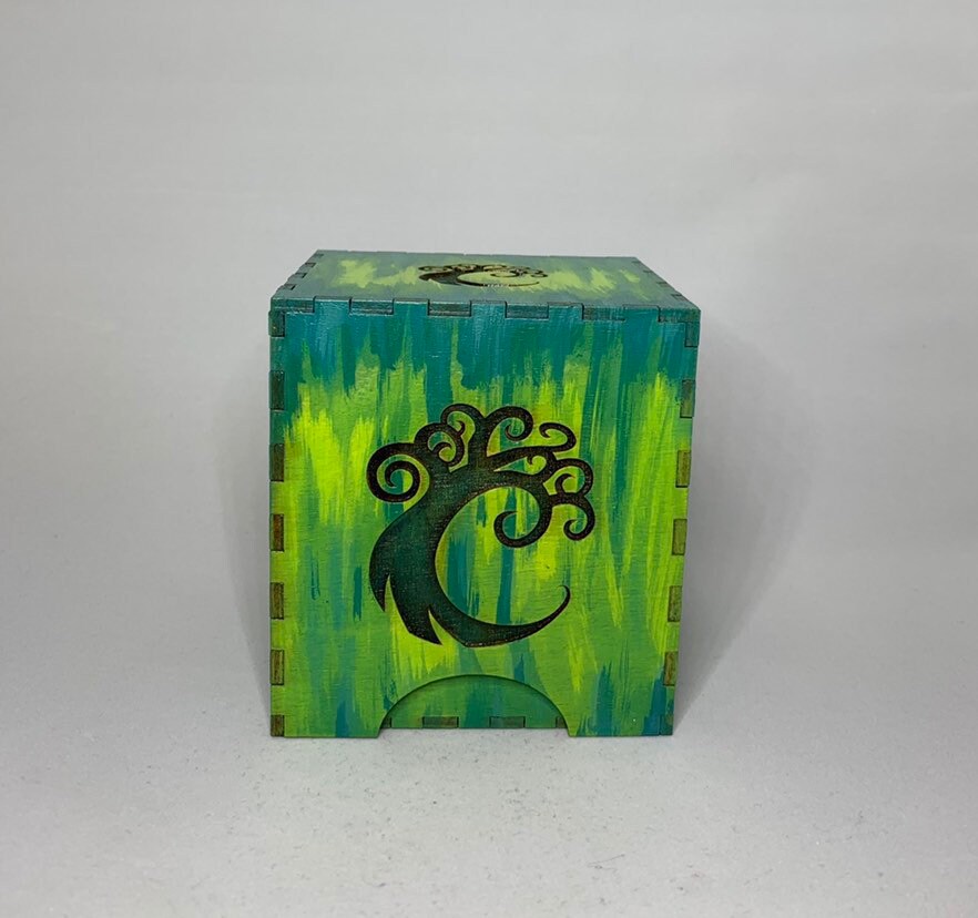 Hand finished Simic Combine Commander Deck Box | Etsy