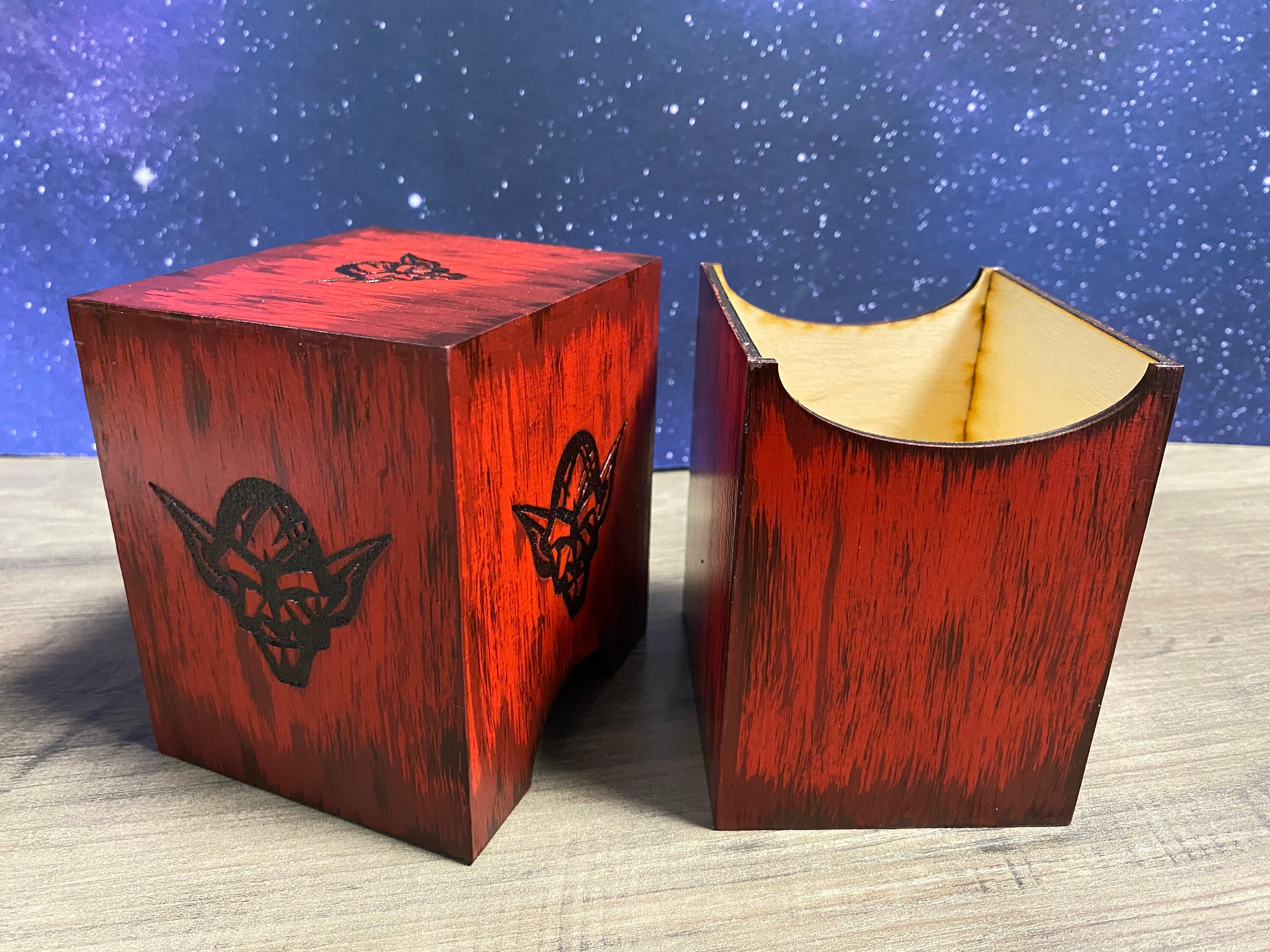 100 Card Goblin Commander Hand-finished Deck Box | Etsy