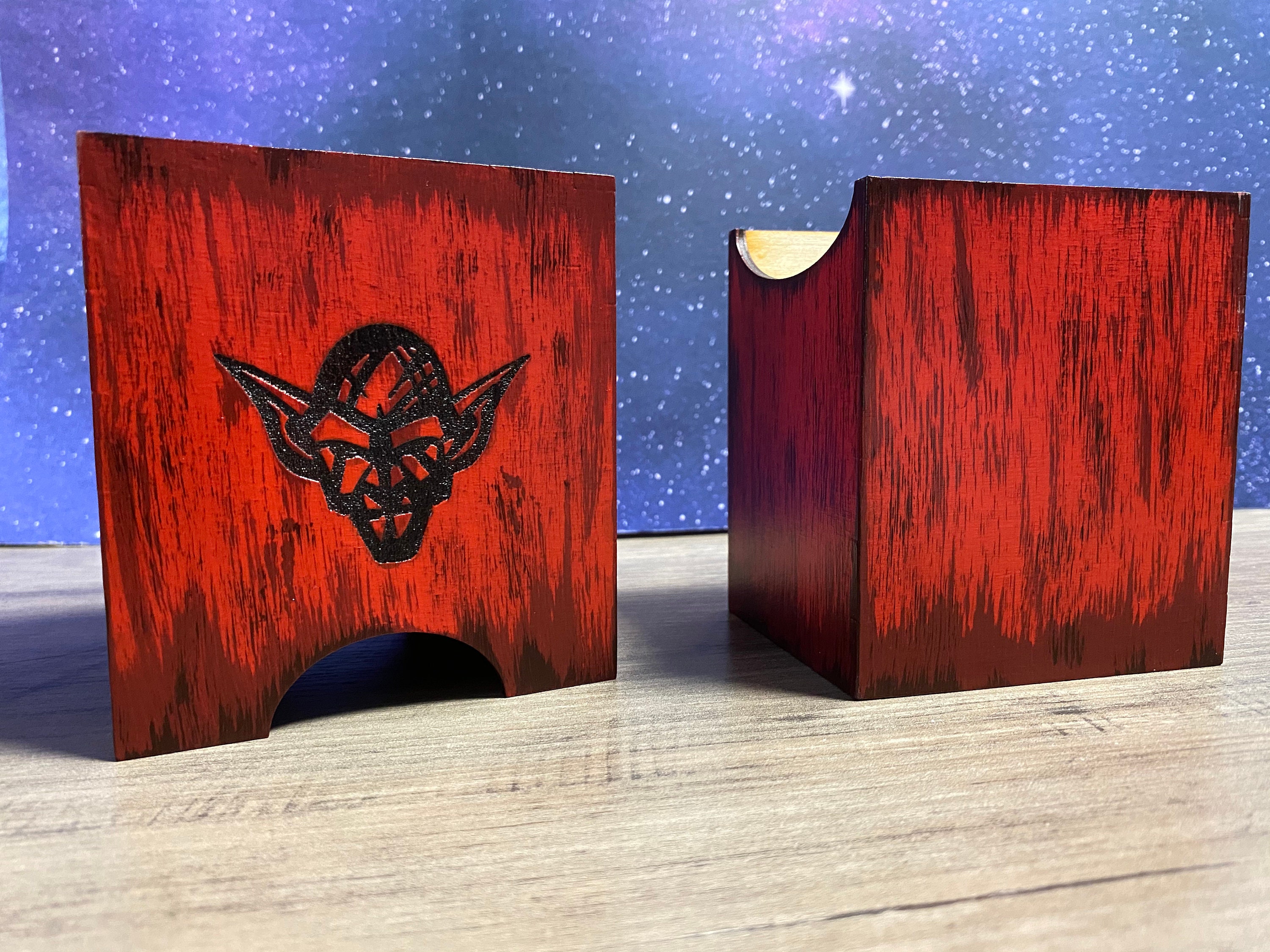 100 Card Goblin Commander Hand-finished Deck Box | Etsy