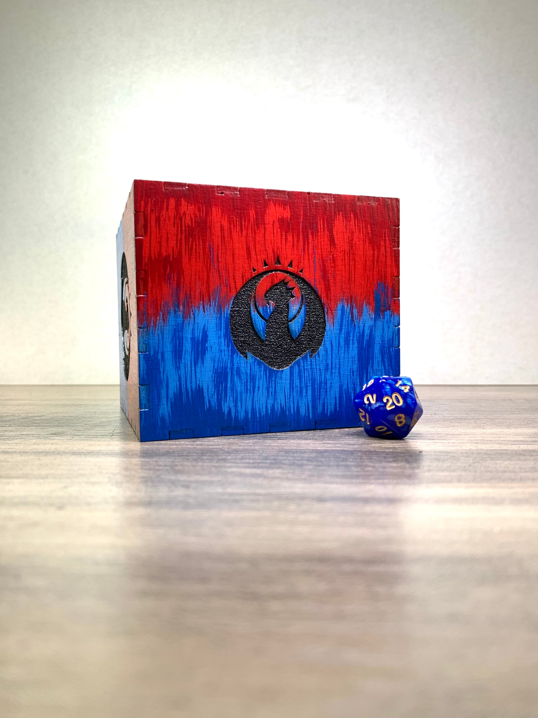 Hand-finished Izzet League Commander Deck Box | Etsy
