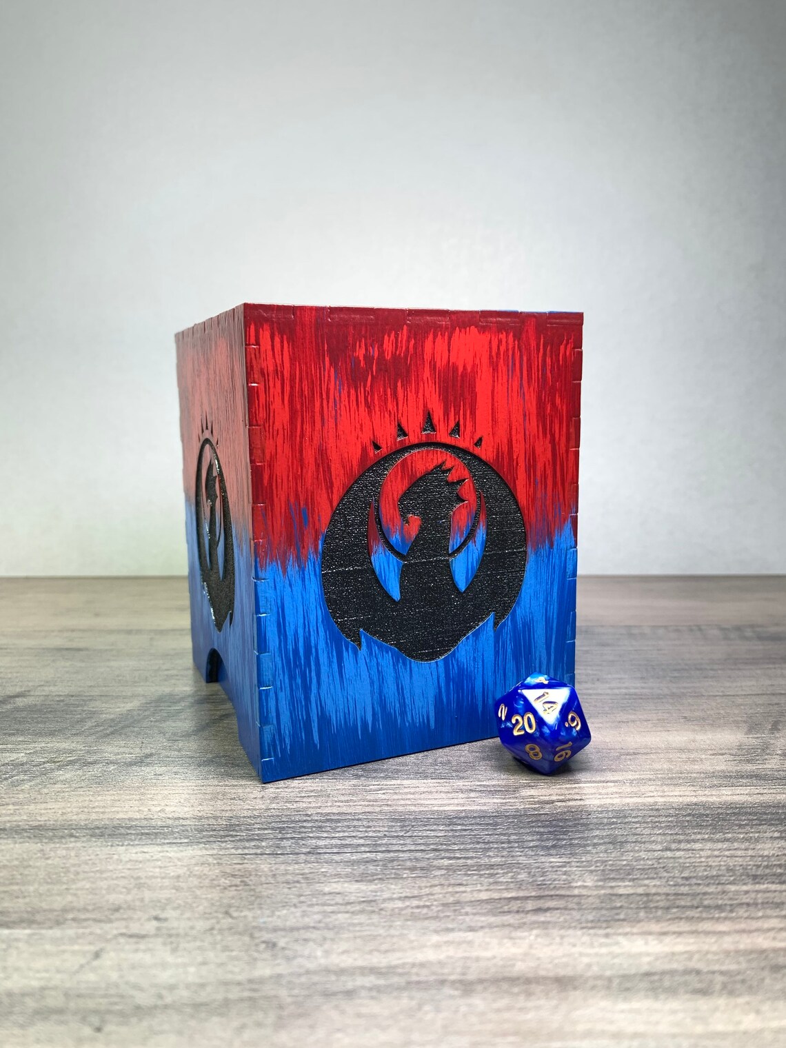 Hand-finished Izzet League Commander Deck Box | Etsy