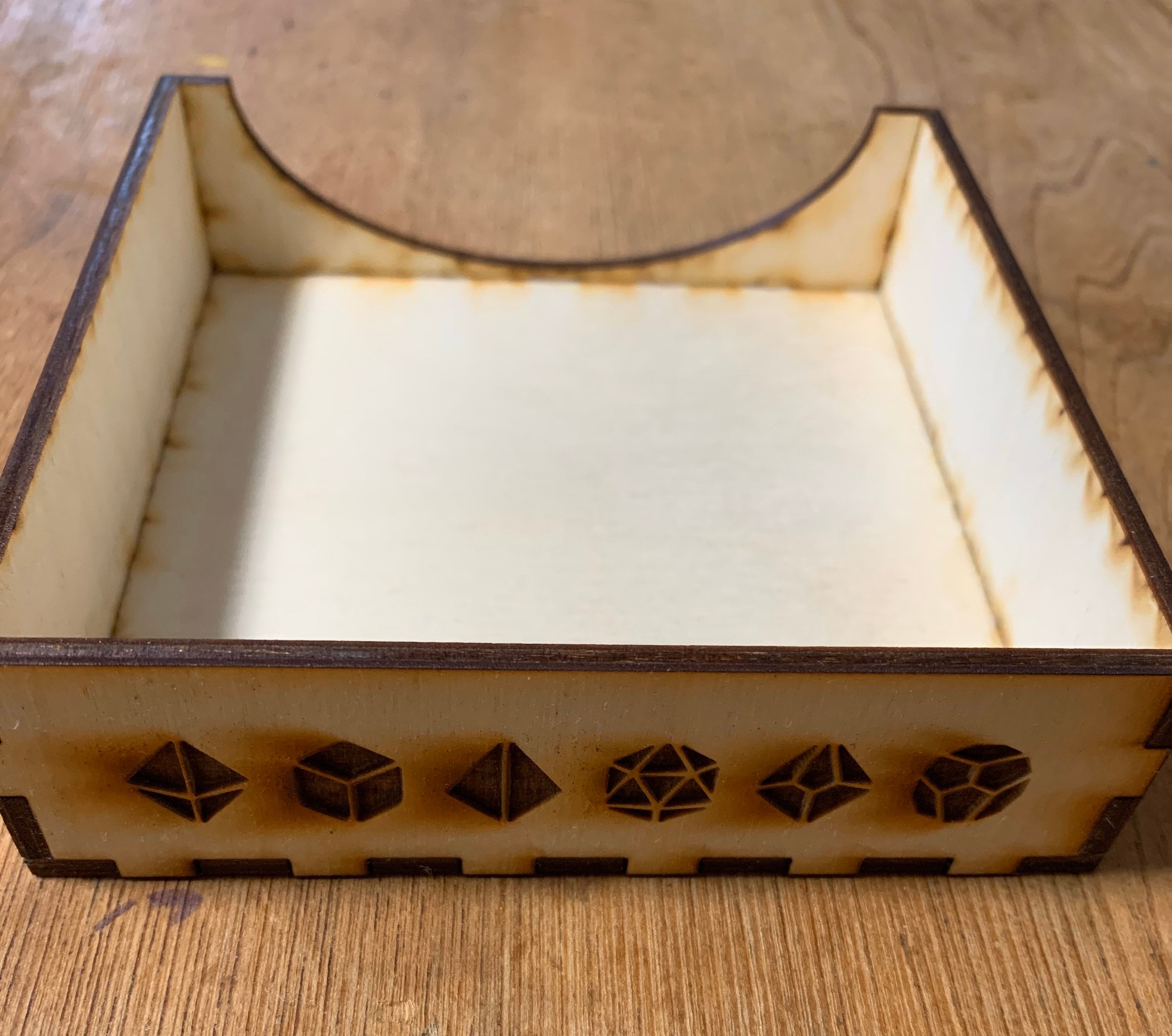 Laser Engraved Polyhedral Dice Coaster Holder | Etsy