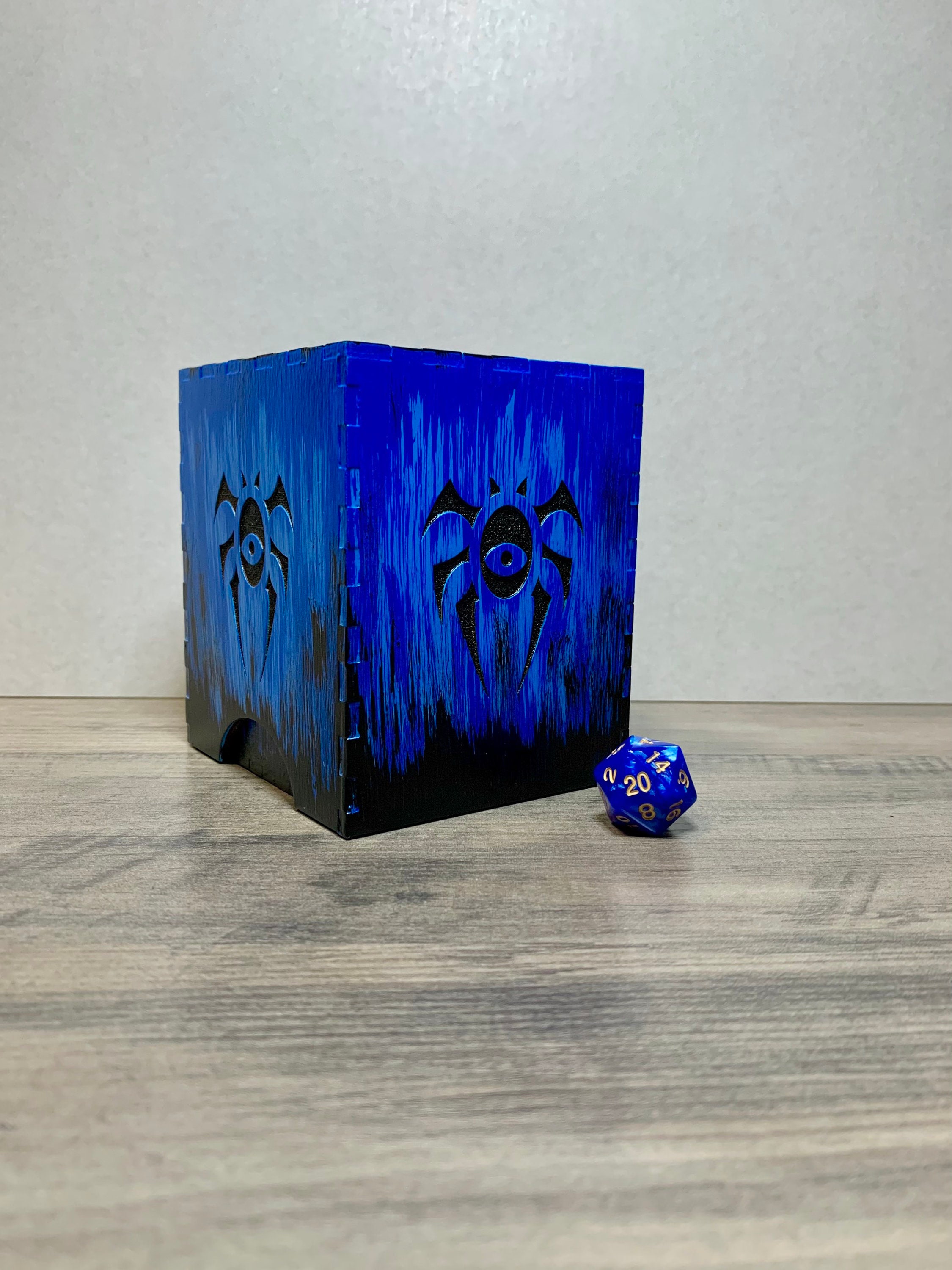 House Dimir Guild Hand-finished Commander Deck Box - Etsy