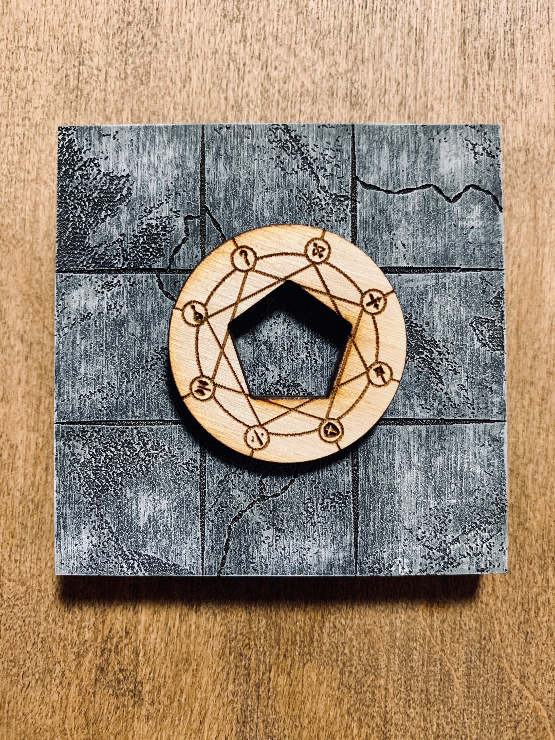 Laser Cut and Engraved Inspiration Token | Etsy