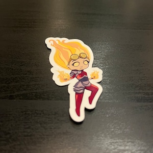Chibi Chandra Sticker/magic the Gathering/ Planeswalker/ Fire/ Red Mana ...