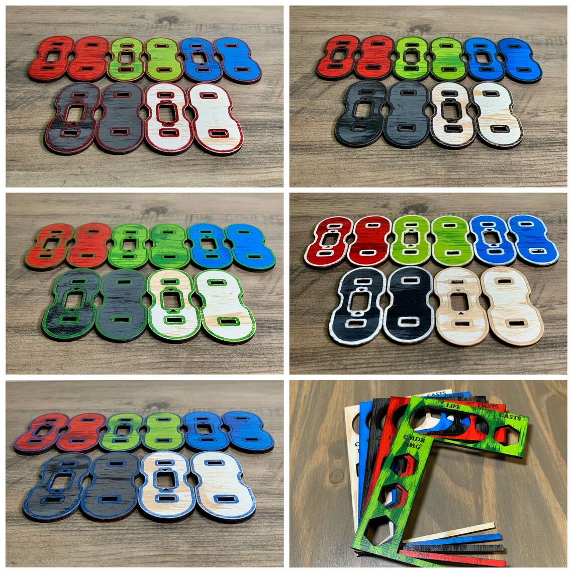 EDH Commander Life Counter Command Zone Tray - Etsy