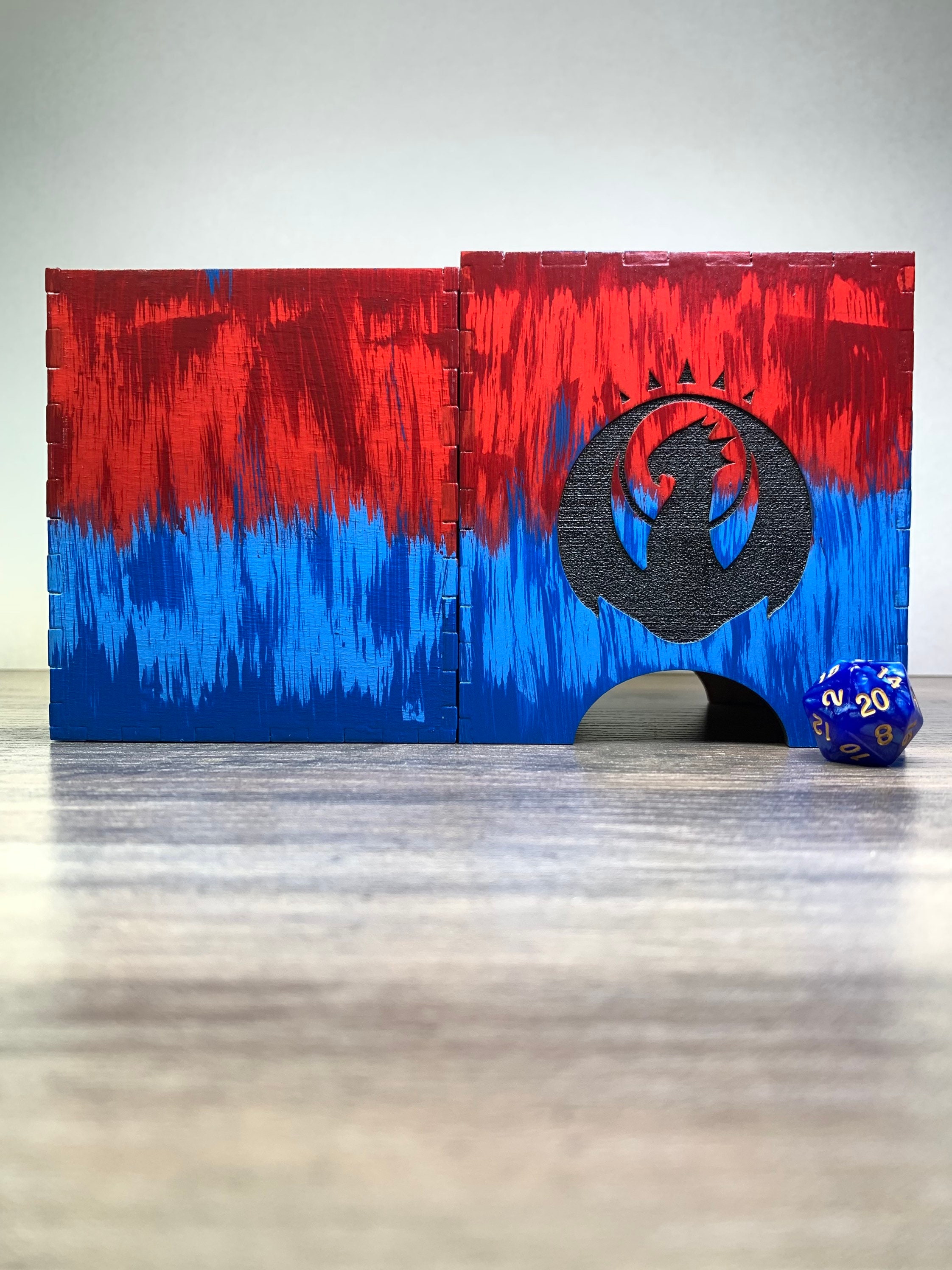 Hand-finished Izzet League Commander Deck Box | Etsy