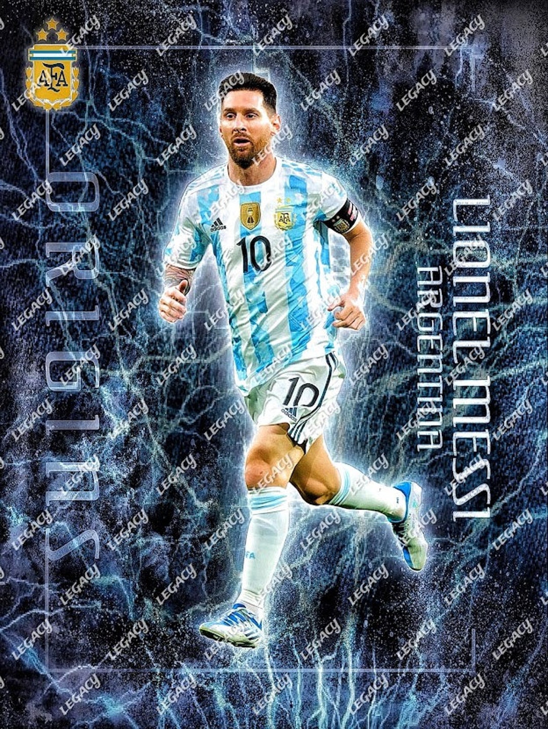 PRE ORDER-2023 Lionel Messi Origins Blank Slate Electric Mosaic - Etsy