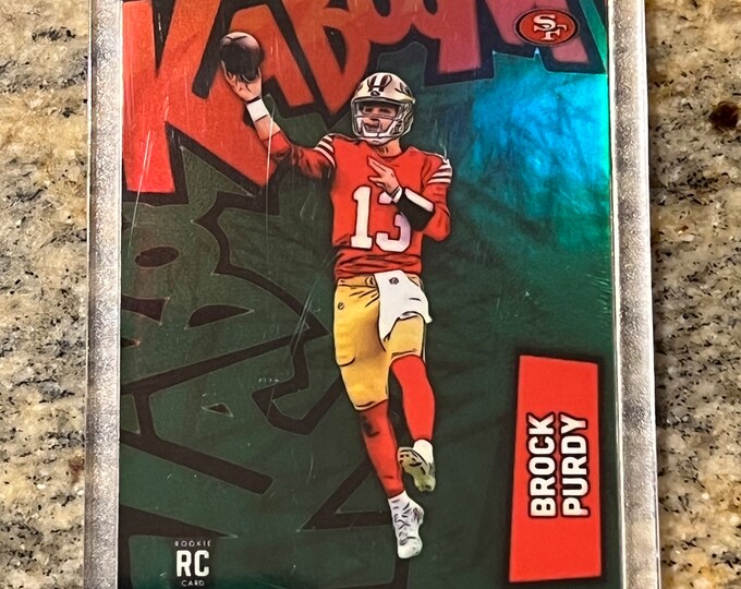 2022 Brock Purdy Green Kaboom Refractor RC - Etsy