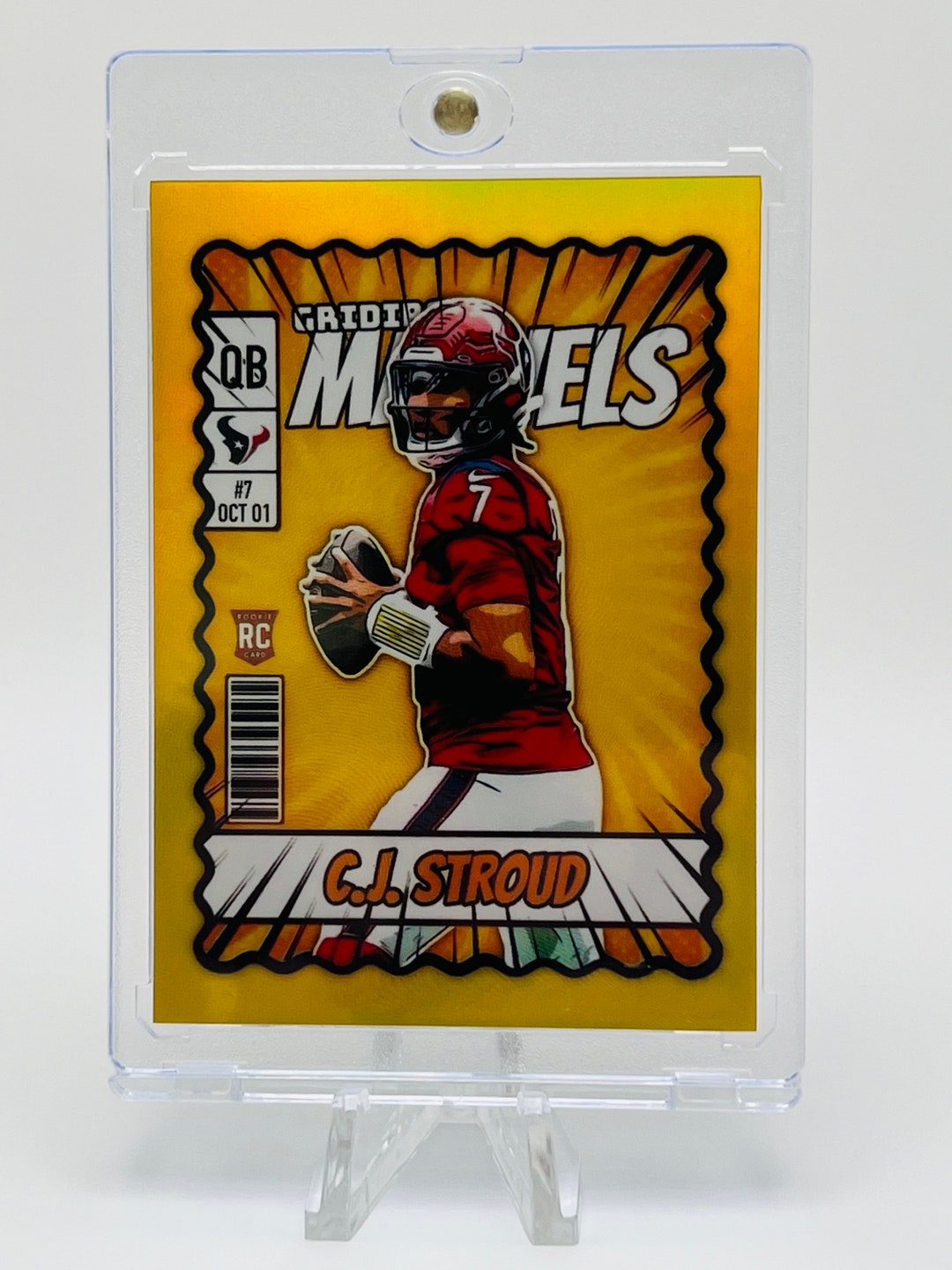 2023 CJ Stroud Gridiron Marvels Gold Refractor Rookie - Etsy