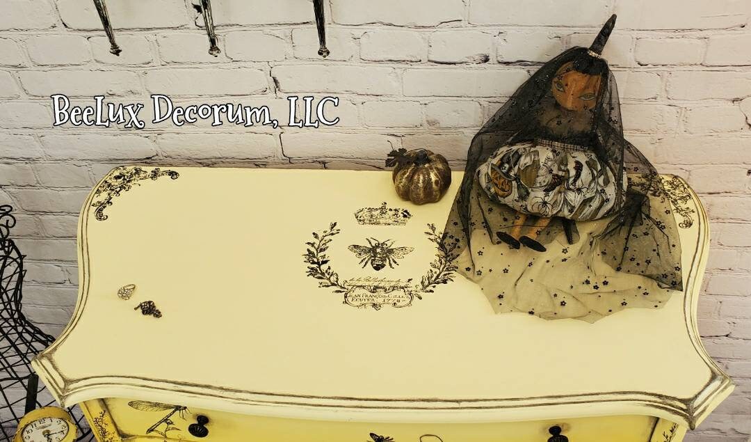 SOLD!! Dirty Lemonade Meadow Romance Buffet Entry Table Dresser - Etsy UK