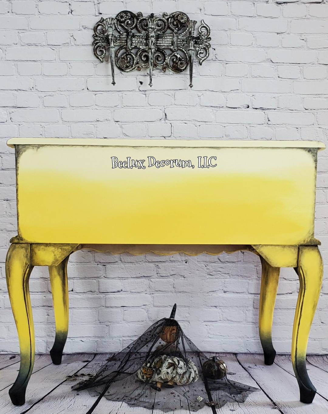 SOLD!! Dirty Lemonade Meadow Romance Buffet Entry Table Dresser - Etsy UK