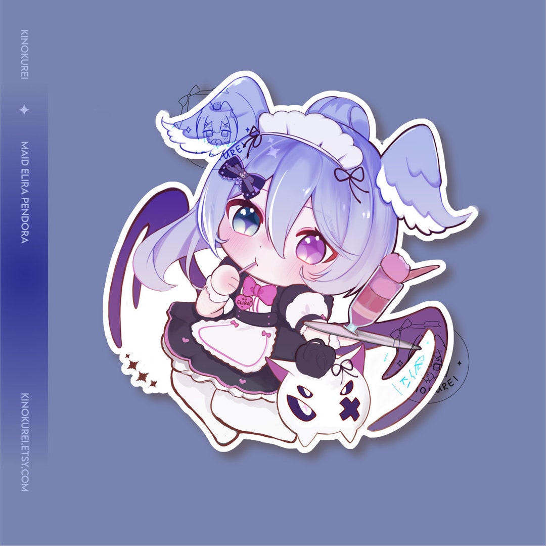 Elira Pendora EWIWA Sweet Maid Outfit Charm Vinyl Sticker - Etsy