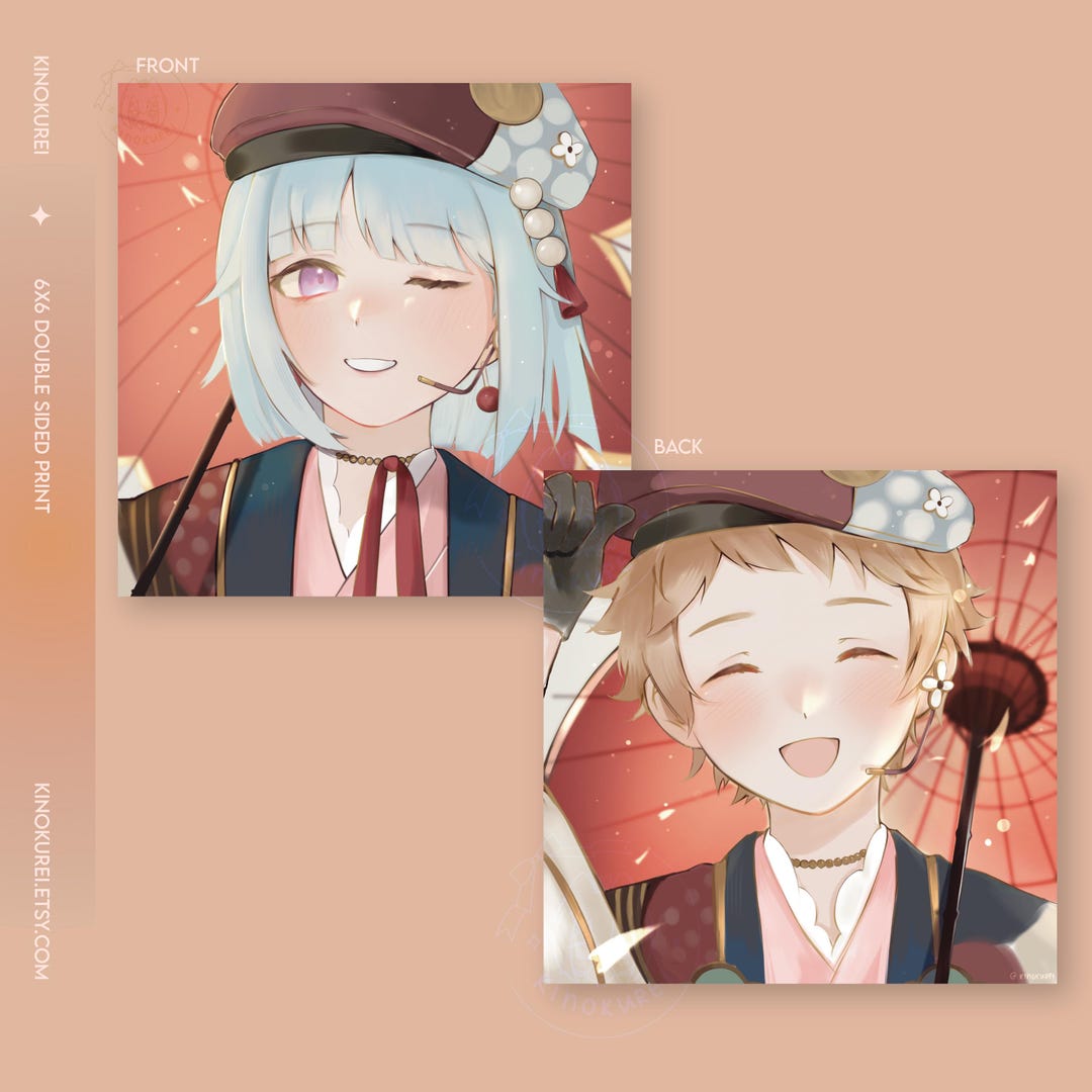 Ensemble Stars Enstars Rabits Hajime Mitsuru Square Postcard Print - Etsy