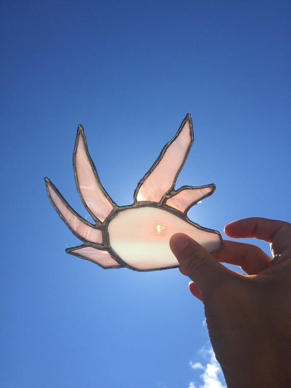 Axolotl Head Stained Glass - Etsy