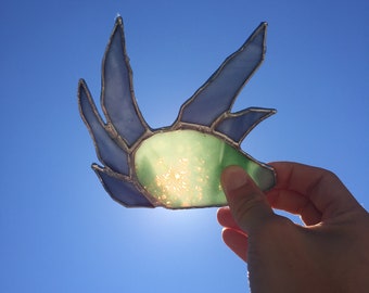 Axolotl Head Stained Glass - Etsy