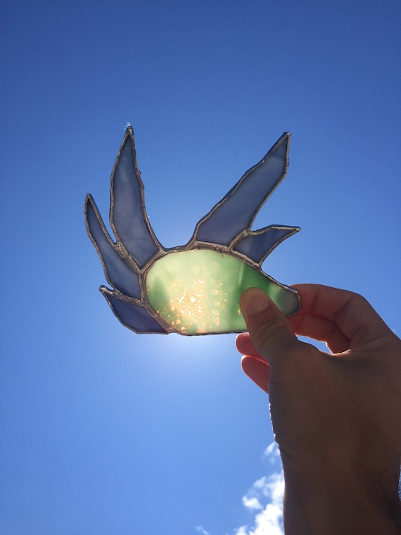 Axolotl Head Stained Glass - Etsy