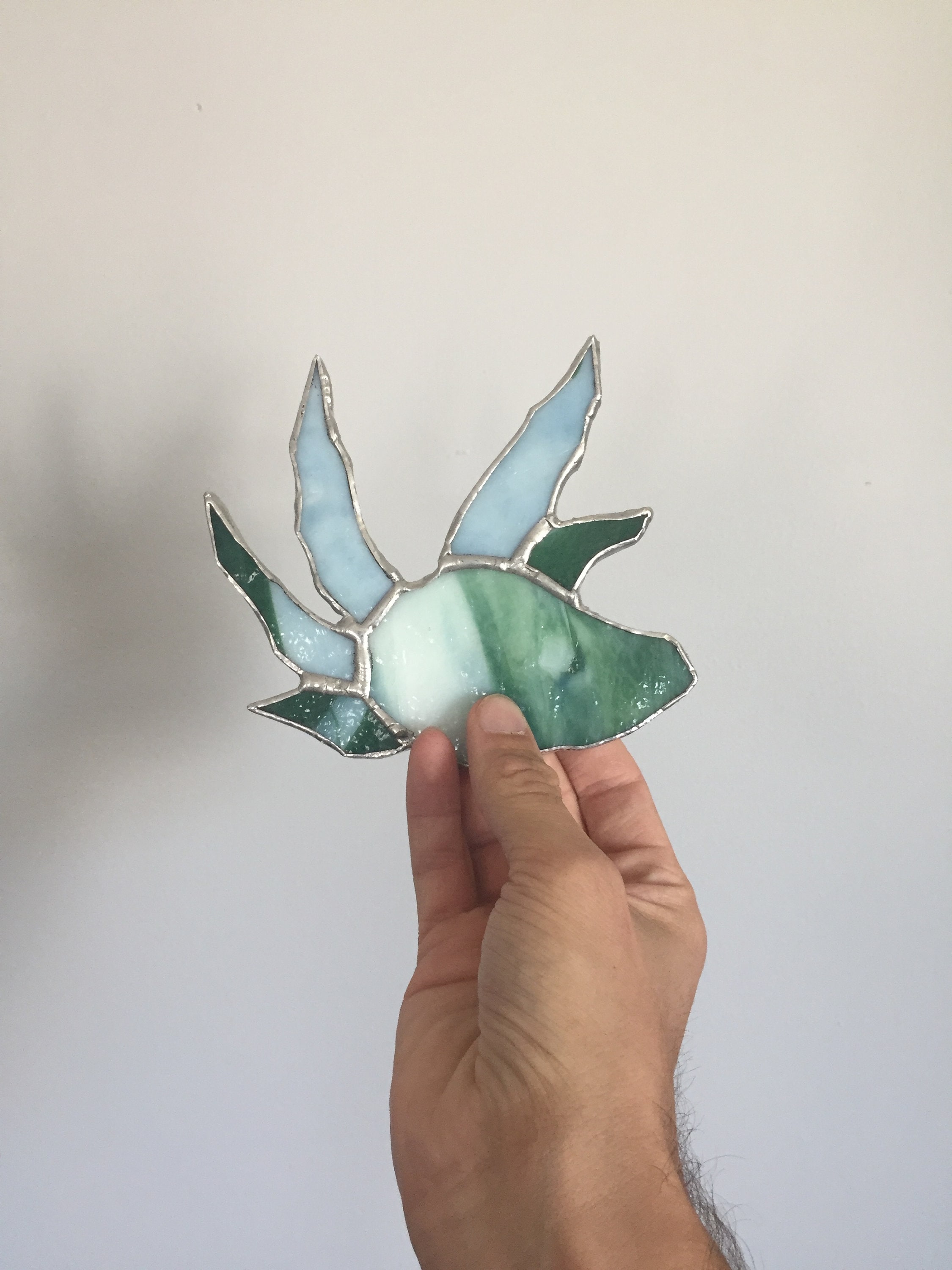 Axolotl Head Stained Glass - Etsy