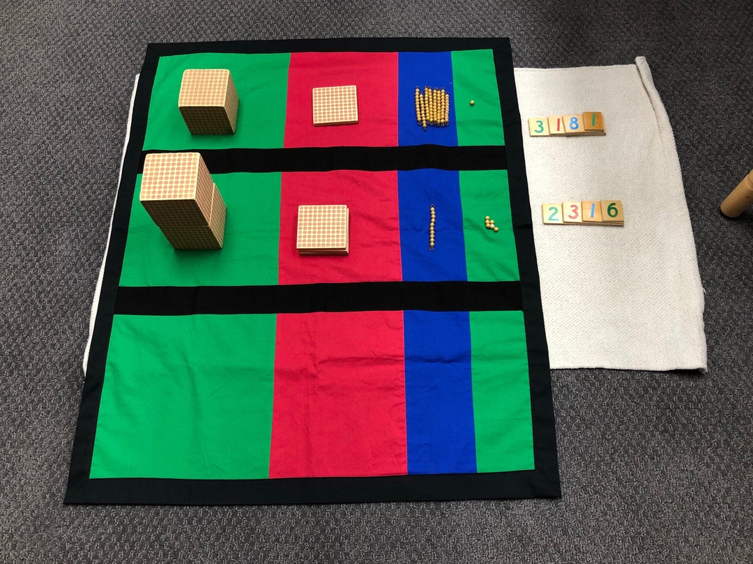 Montessori Addition Operation Mat - Etsy