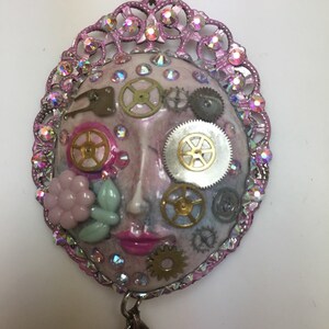 Alien Steampunk Zombie Goth Face Tassel Necklace - Etsy