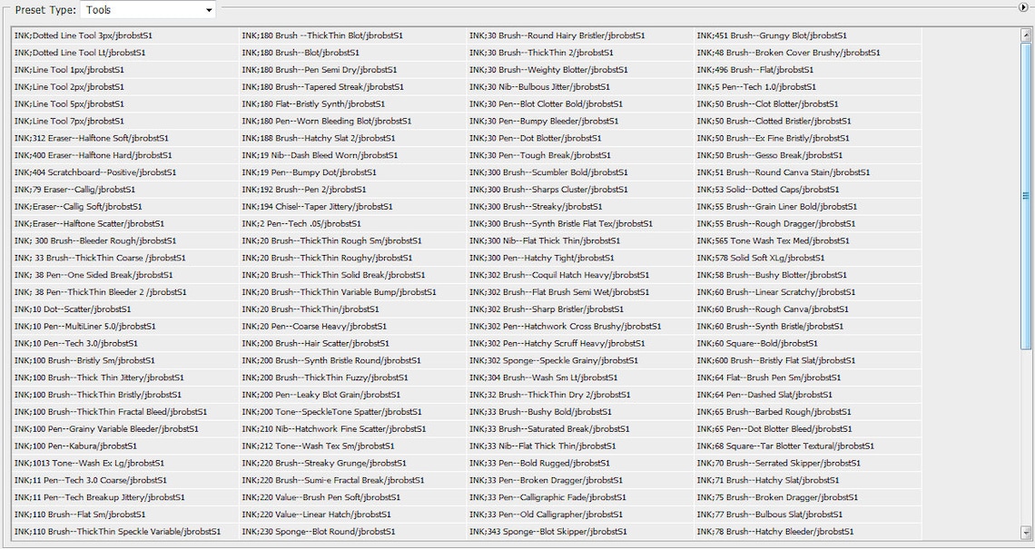 Sketch Ink Brush Tool Presets for Photoshop CS5 CC - Etsy