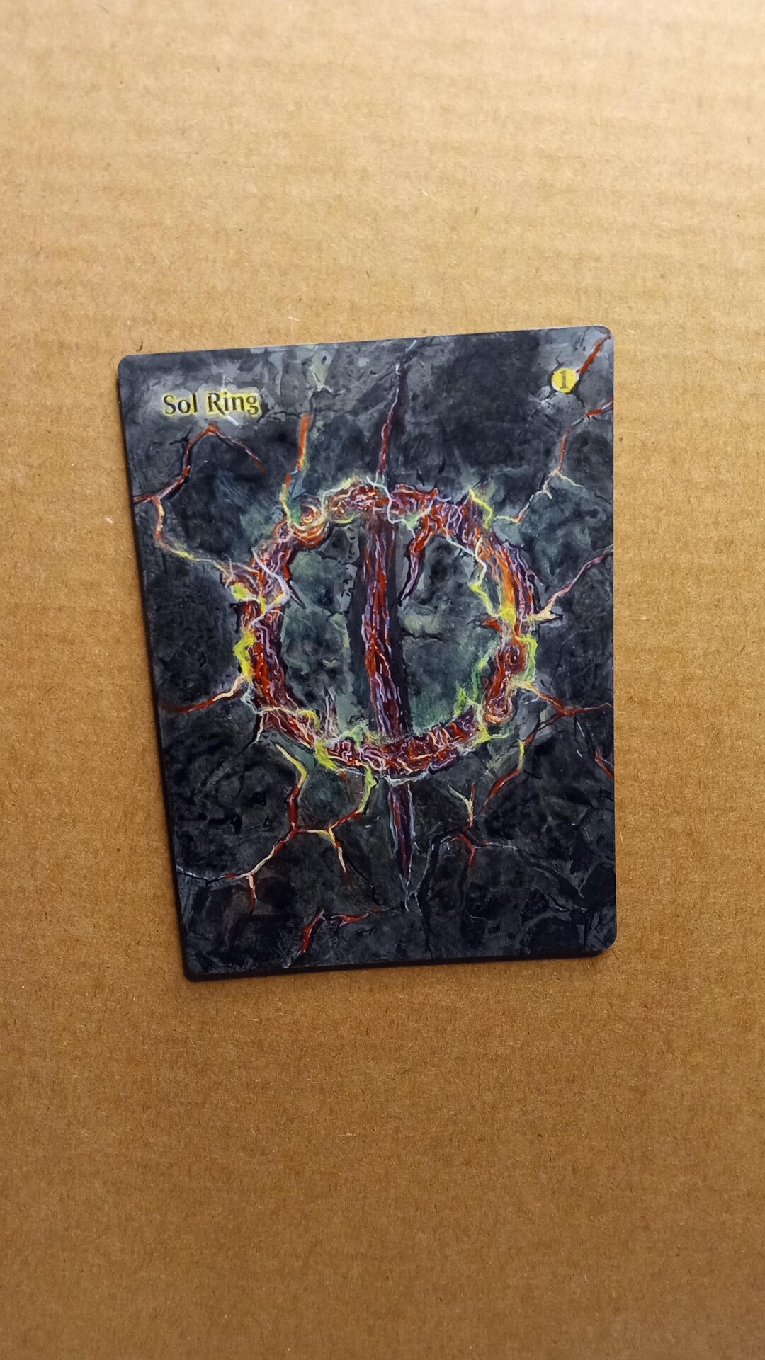 Mtg Magic SOL RING Altered Hand Painted Art Alter Custom - Etsy