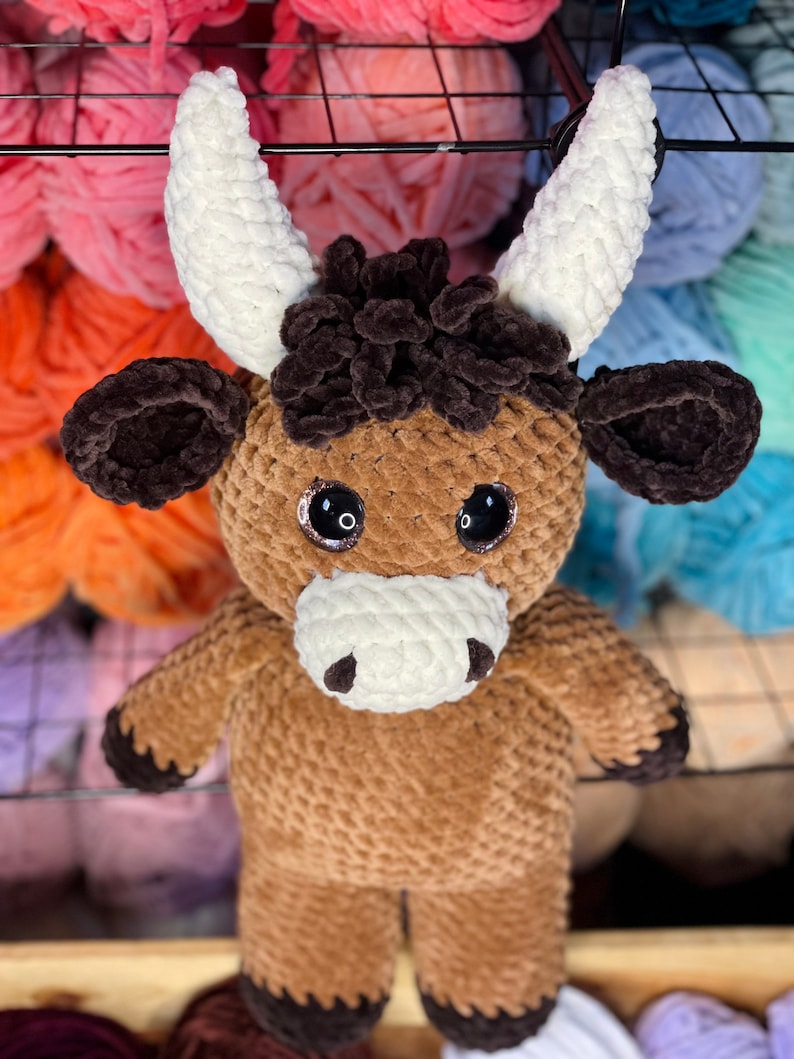 Crochet Highland Cow Pattern - Etsy