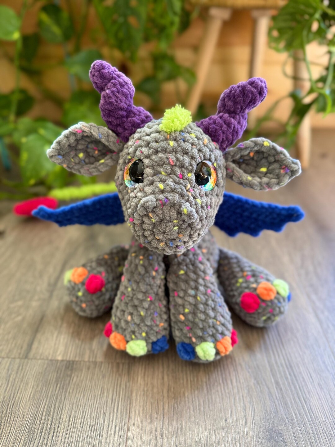 Sunflower Dragon Plushie - Etsy