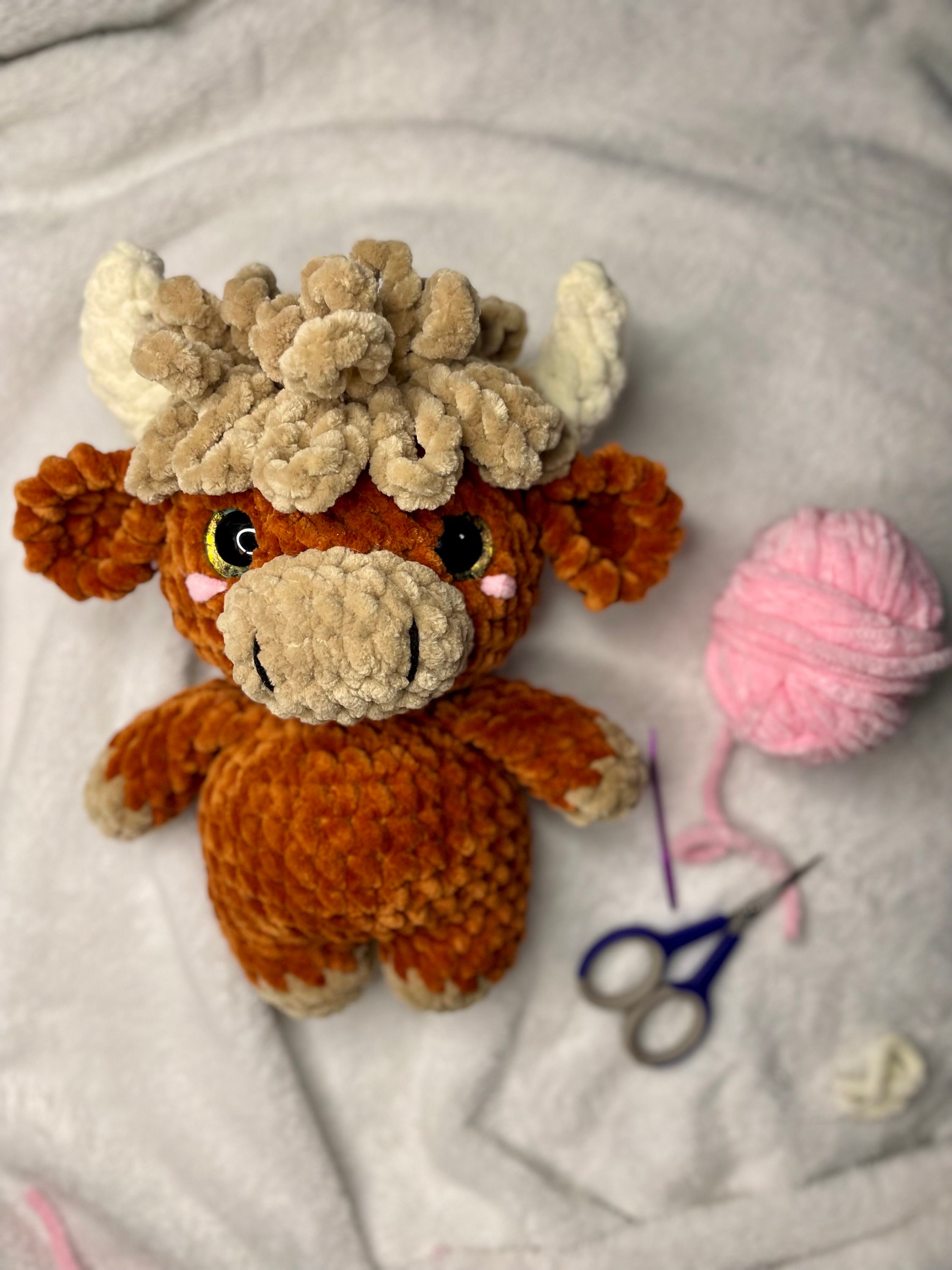 Harry the Highland Cow Pattern - Etsy