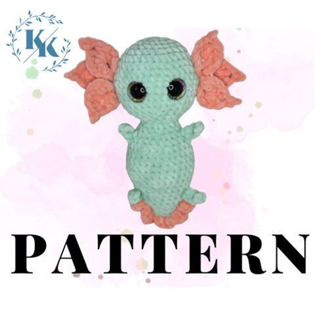 Crochet Pixie Axolotl Pattern - Etsy
