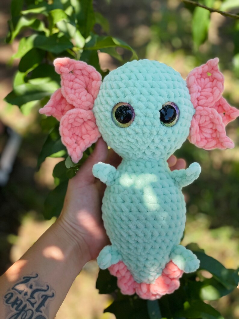 Crochet Pixie Axolotl Pattern - Etsy