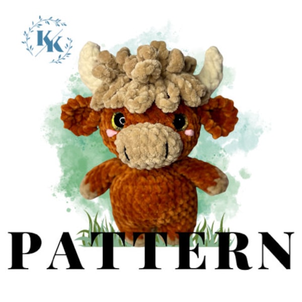 Highland Cow Crochet Pattern - Etsy