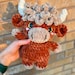Harry the Highland Cow Pattern - Etsy