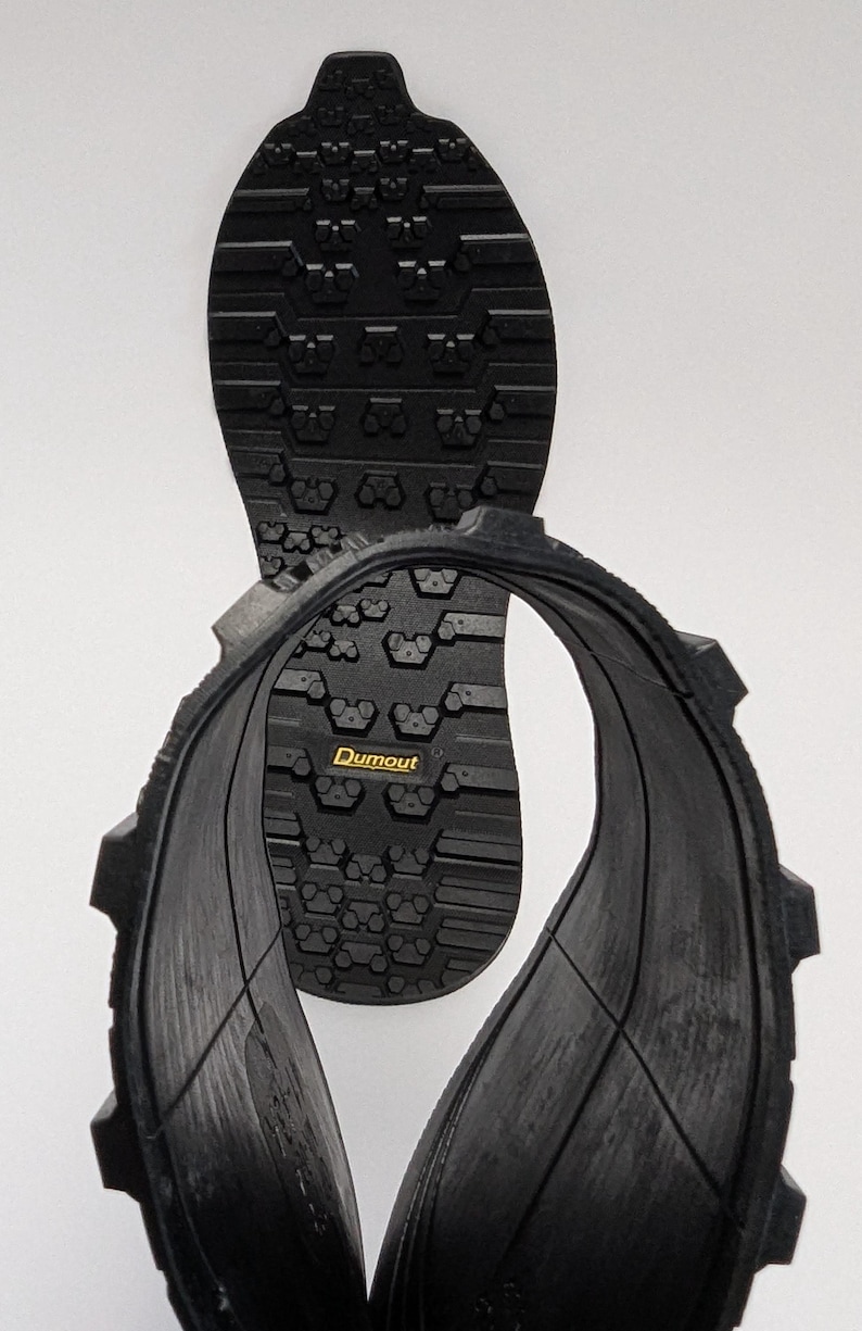 Black Lugged Rubber Outsole Sheet: Shoe Repair, Outdoor Sport ...