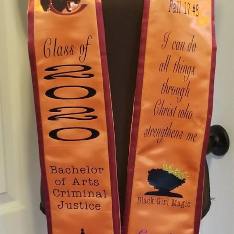 Custom Graduation Stole - Etsy